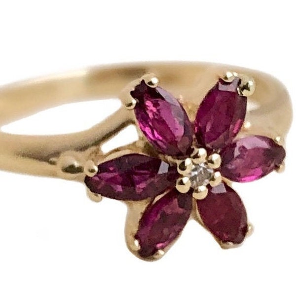 Vintage Ruby Ring - Etsy