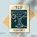 Tgif HAPPY HOUR INVITATION Template, Cheers to Friday, Fun Drinks ...