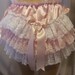 Lacy Extra Frilly Sissy Adult Baby Diaper Nappy Cover Unlined Pvc Lined ...
