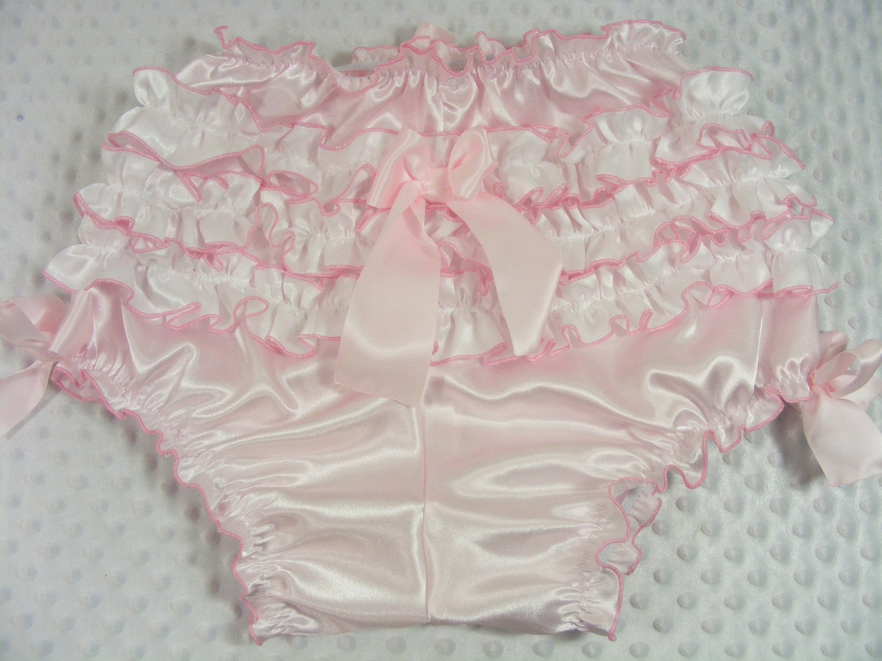 Sissy Adult Baby ABDL Pink Satin Diaper Cover Nappy Lacy Extra - Etsy UK