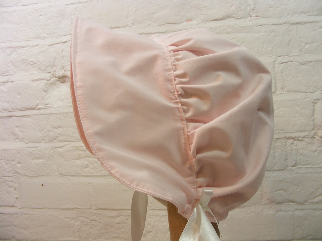 Bonnet Adult Baby Sissy Pink Cotton Traditional Victorian Maid Abdl ...