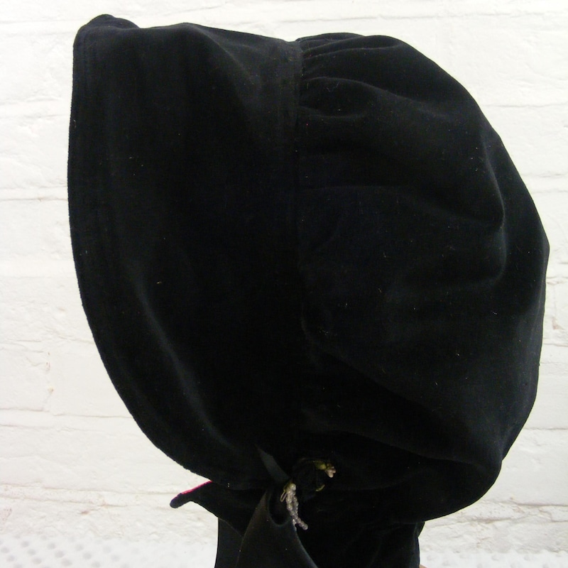 Bonnet Red Victorian Hat - Etsy UK