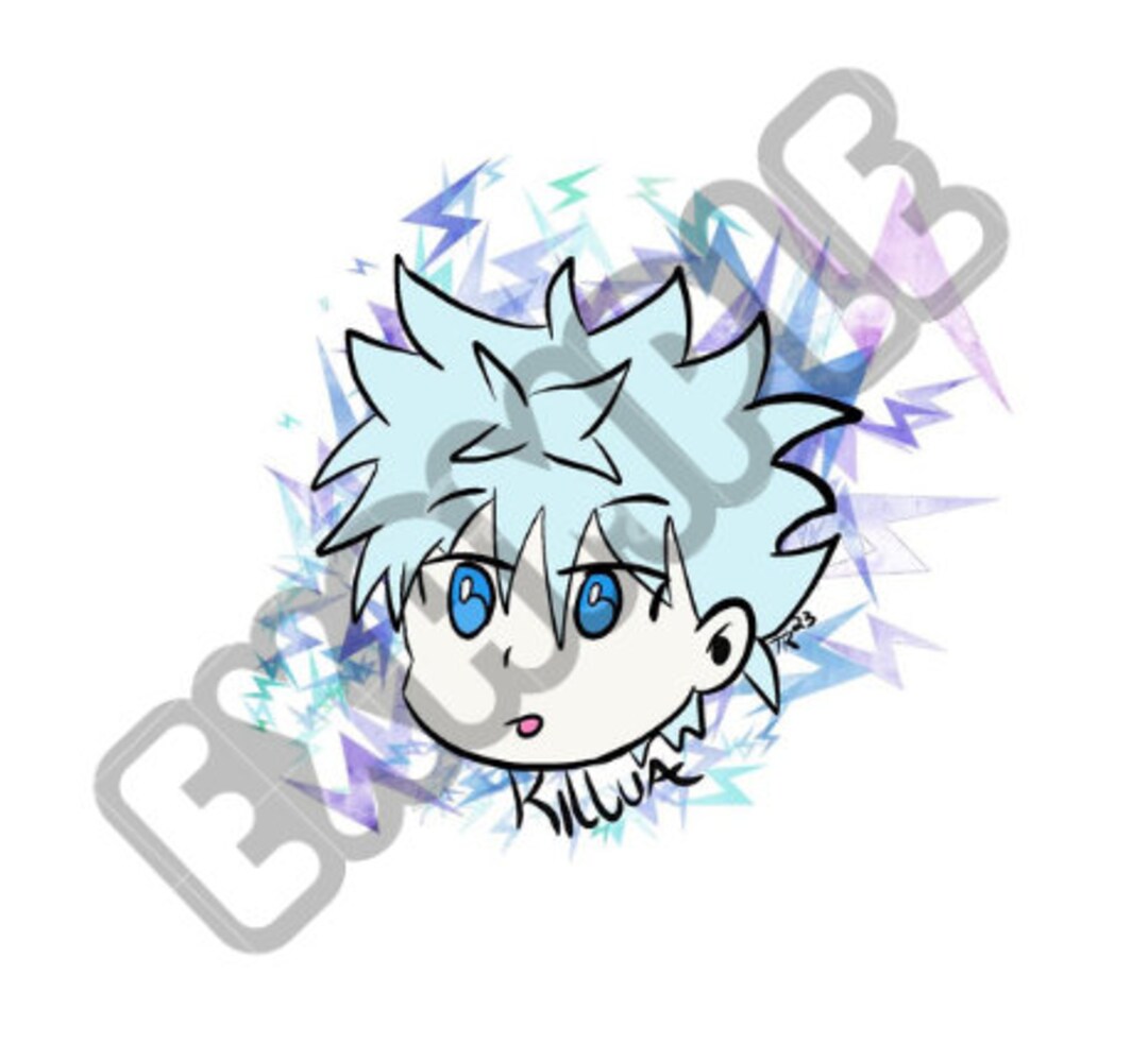 Killua Zoldyck Printed Vinyl Sticker - Etsy