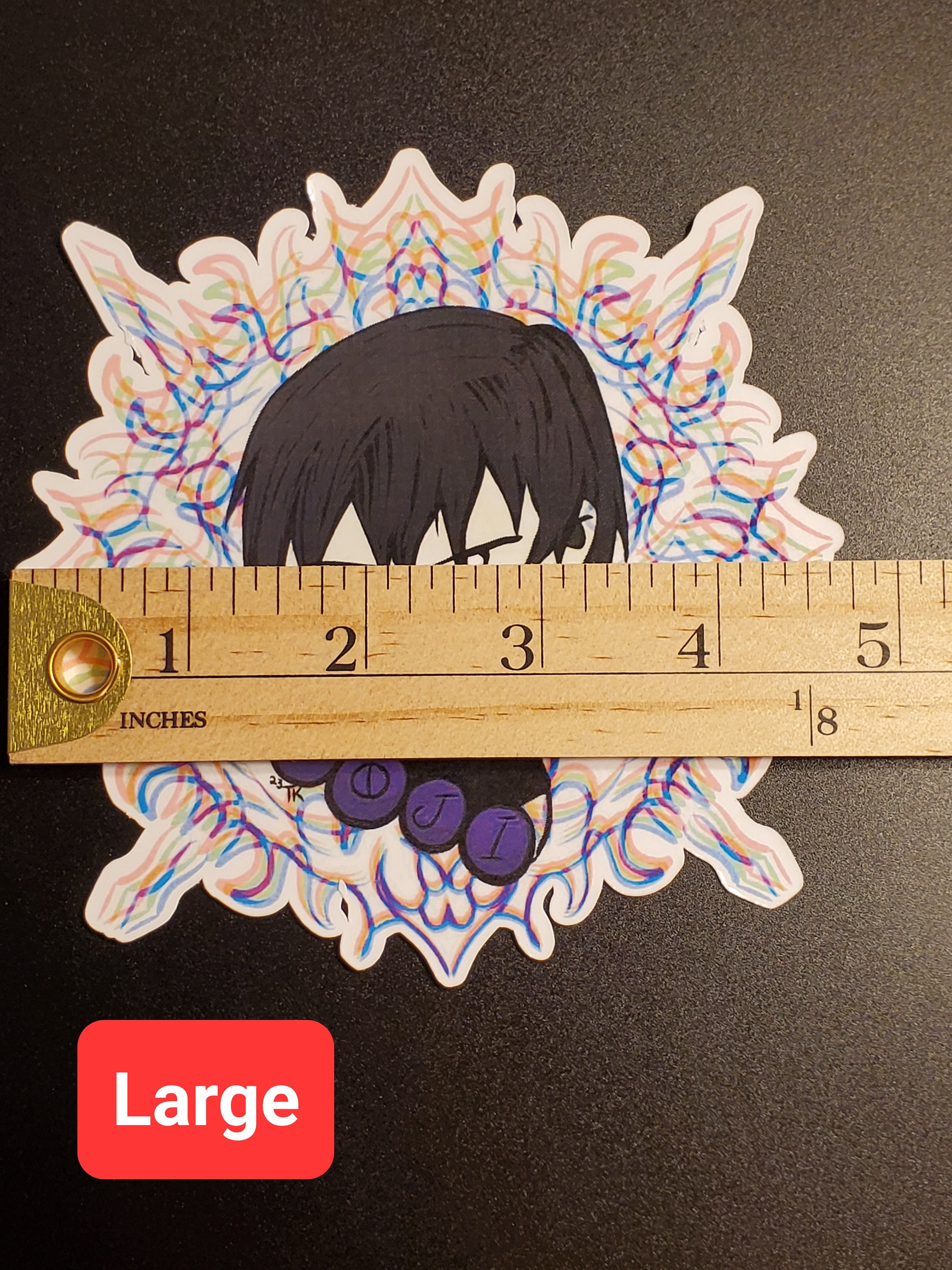 Toji Fushiguro Printed Vinyl Sticker - Etsy