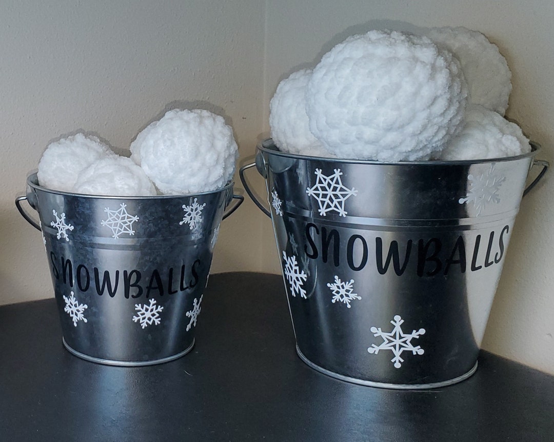 Bucket O' Snowballs - Etsy