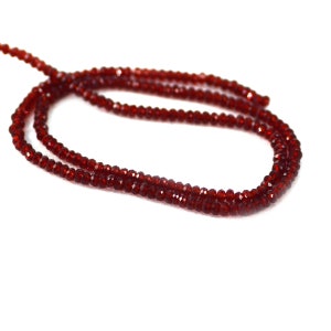 Chinese Crystal Rondelles Teeny Tiny Seed Bead Faceted Transparent Dark ...