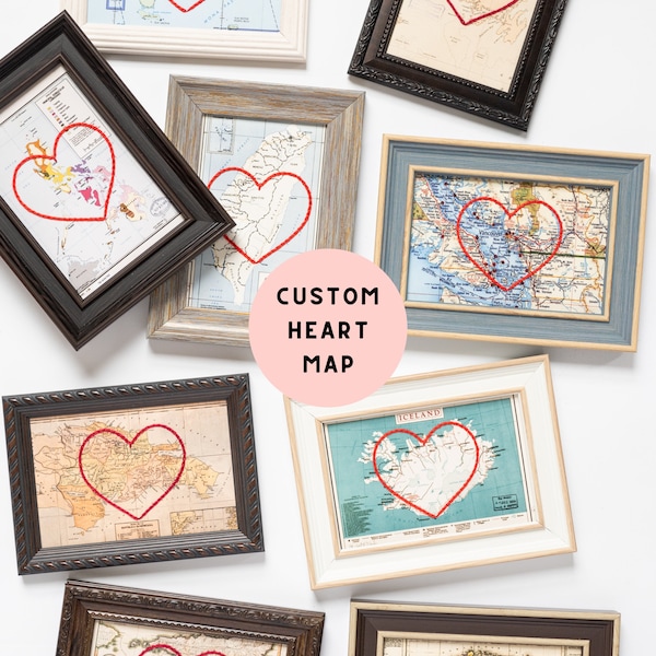 Custom Map Gift - 60+ Gift Ideas for 2023