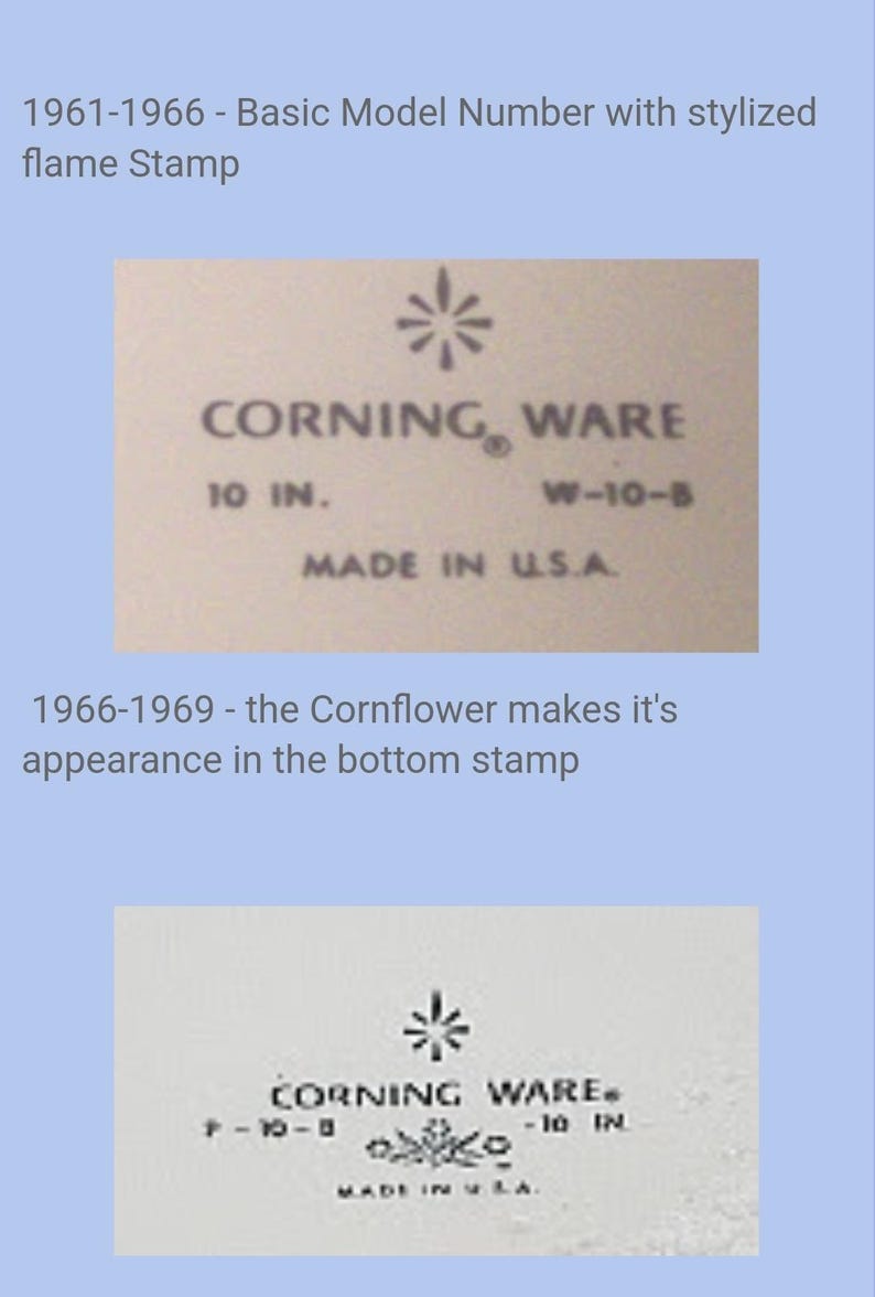 Corning Ware RARE Cornflower - Sought-after Pre-1967 ROASTER Platter P ...
