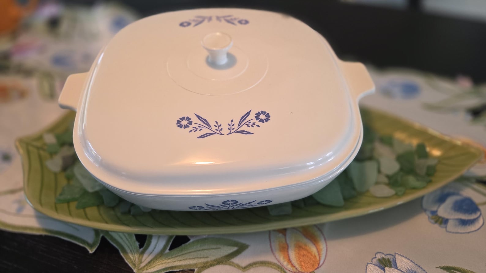 Original 1958-59 RARE PYROCERAM Corning Ware(r) Corning, CORNFLOWER ...
