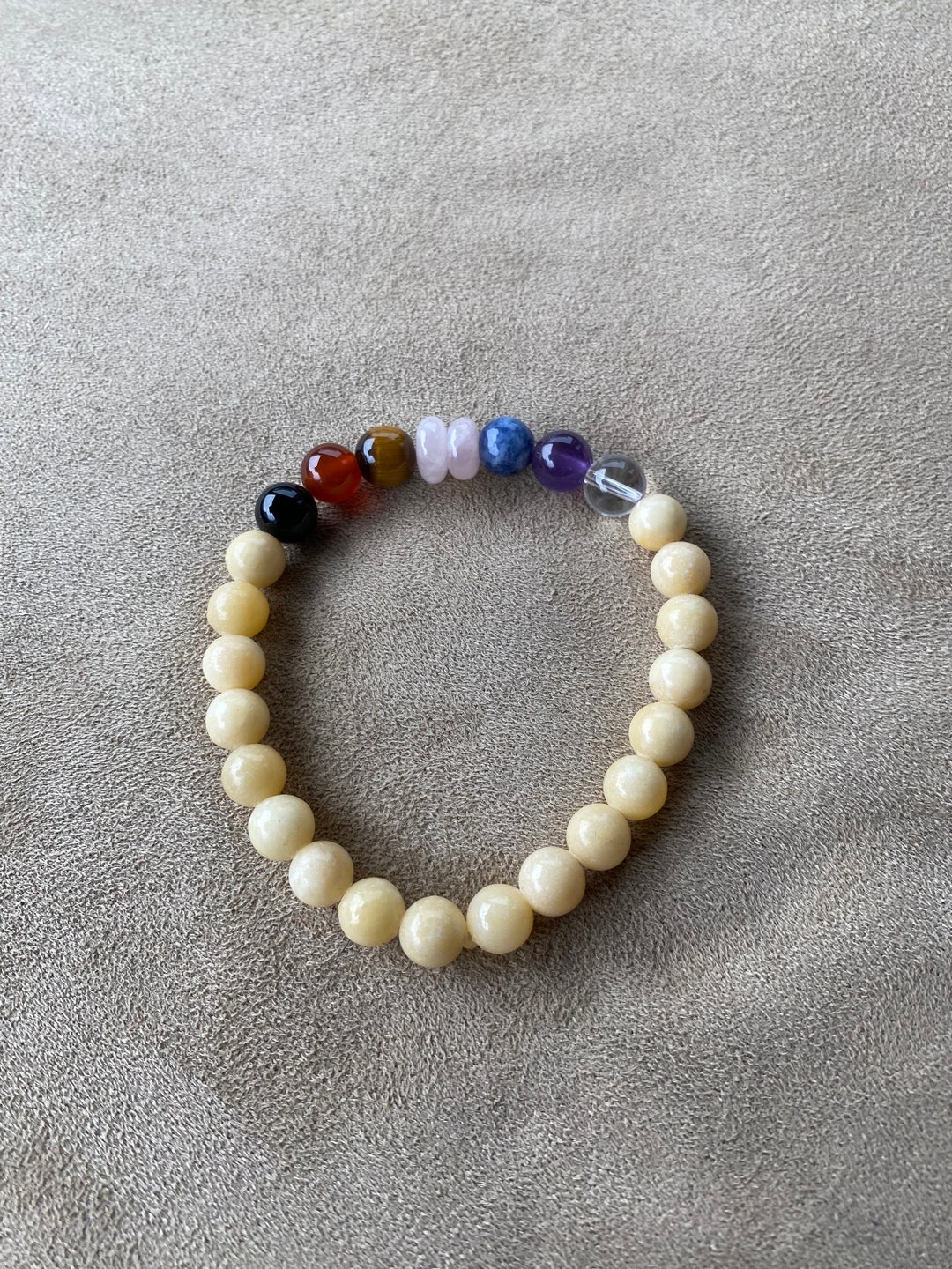 Jade Chakra Double Love Bracelet - Etsy