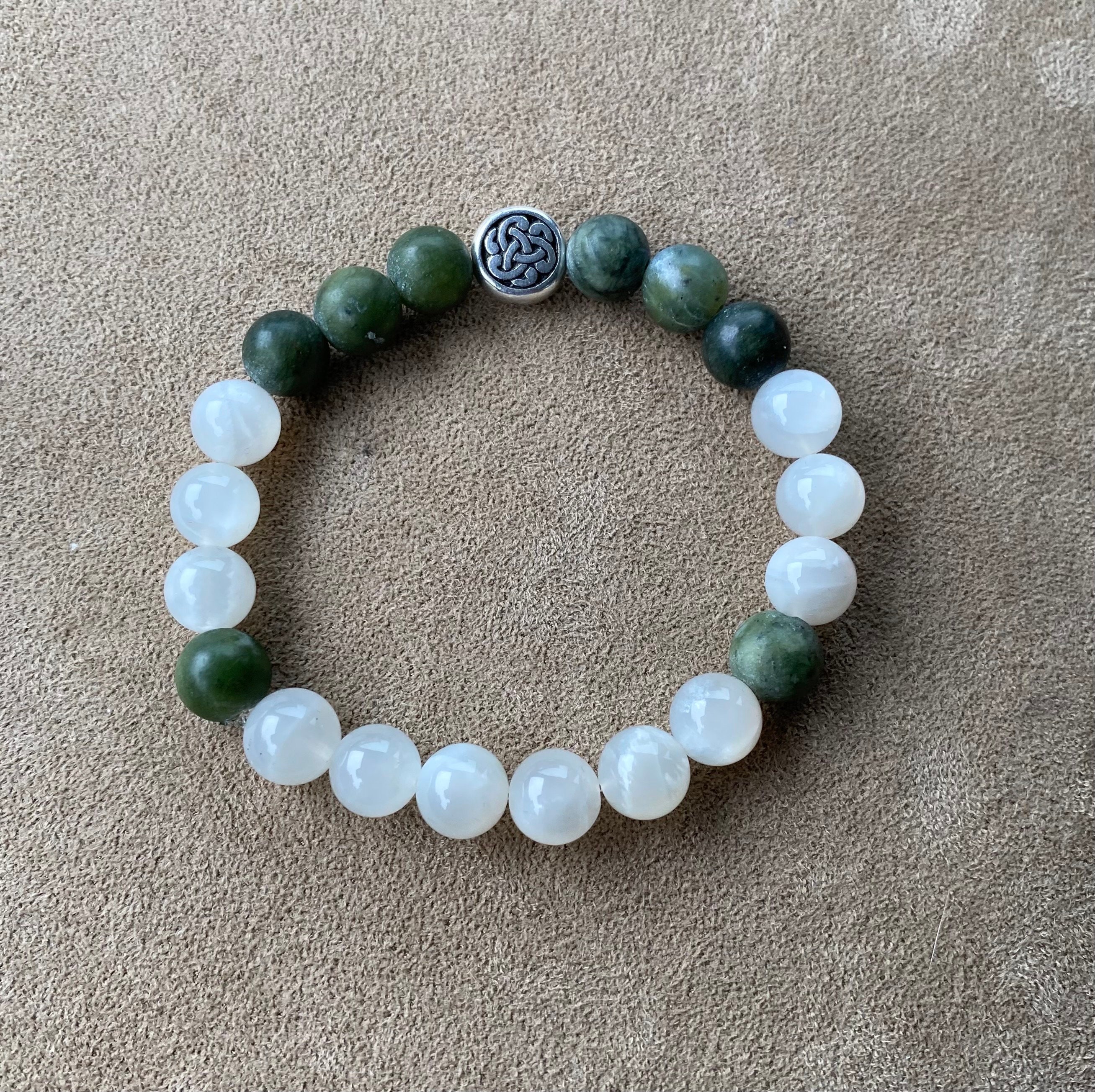 Moon Over Ireland Bracelet Connemara Marble From Kilkenny, Ireland and ...