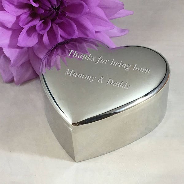 Heart Trinket Box - Etsy