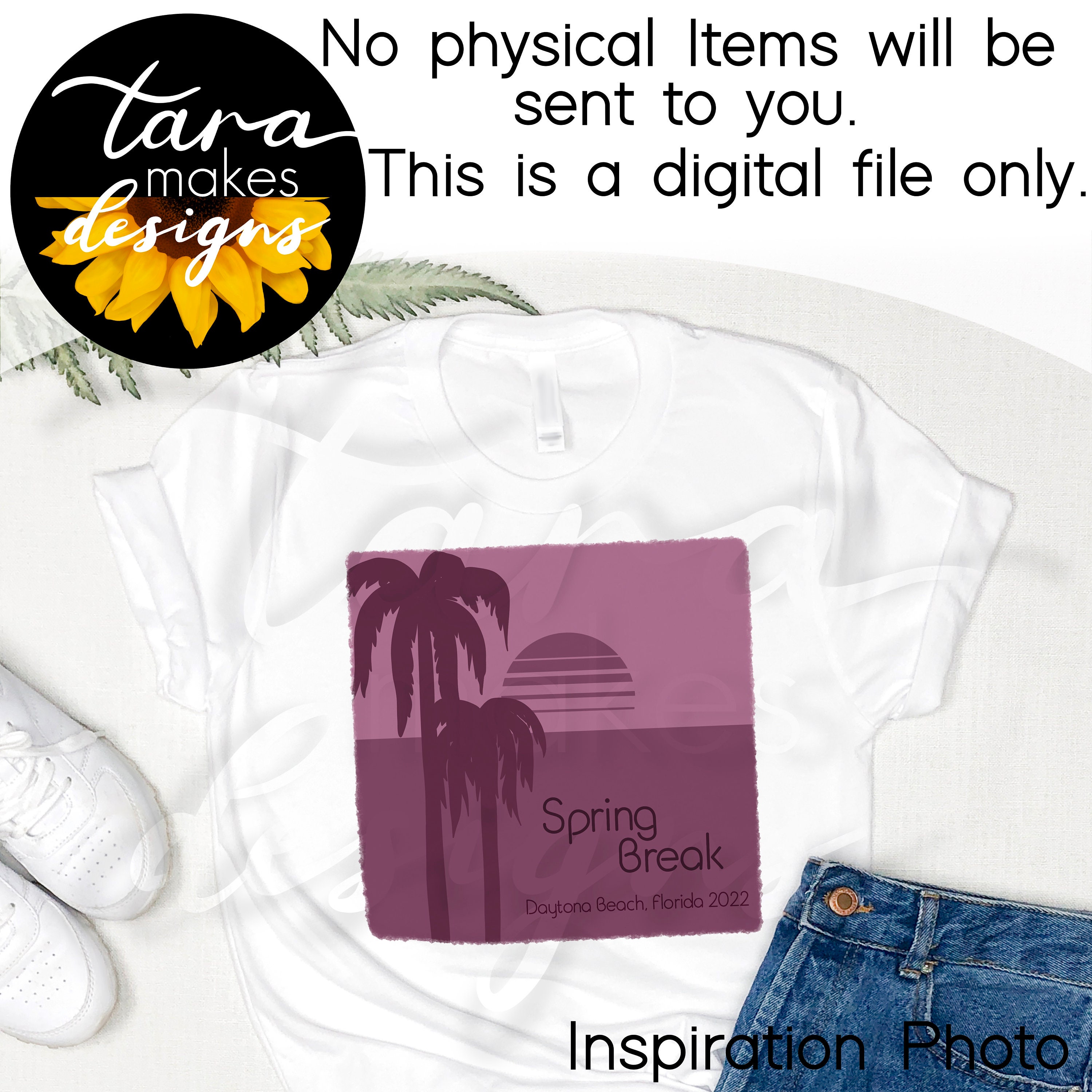 Spring Break Bundle PNG Files, Sublimation, Digital Clipart, Printable ...