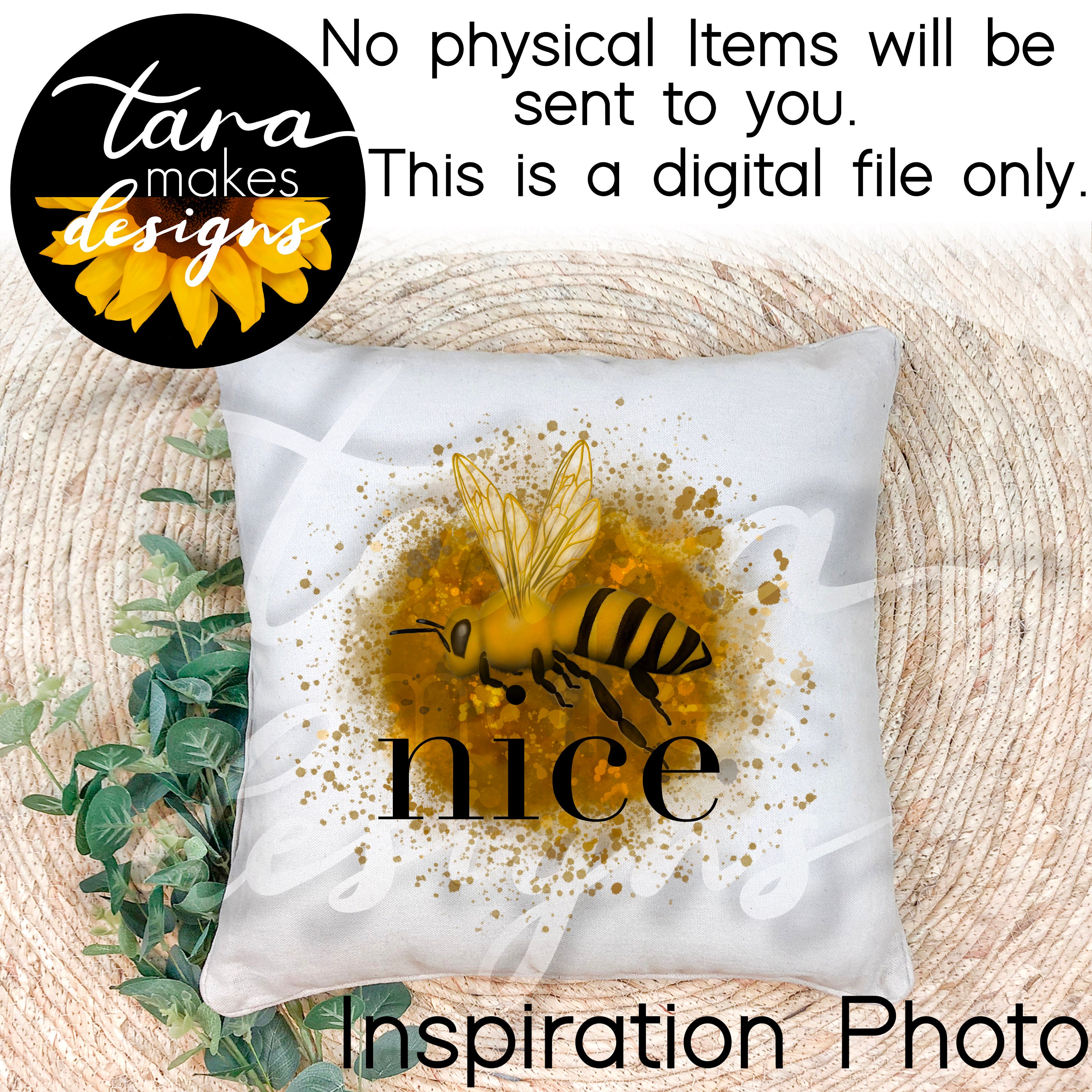 Bee Sublimation Design, PNG File, Digital Download, Clip Art, Personal ...