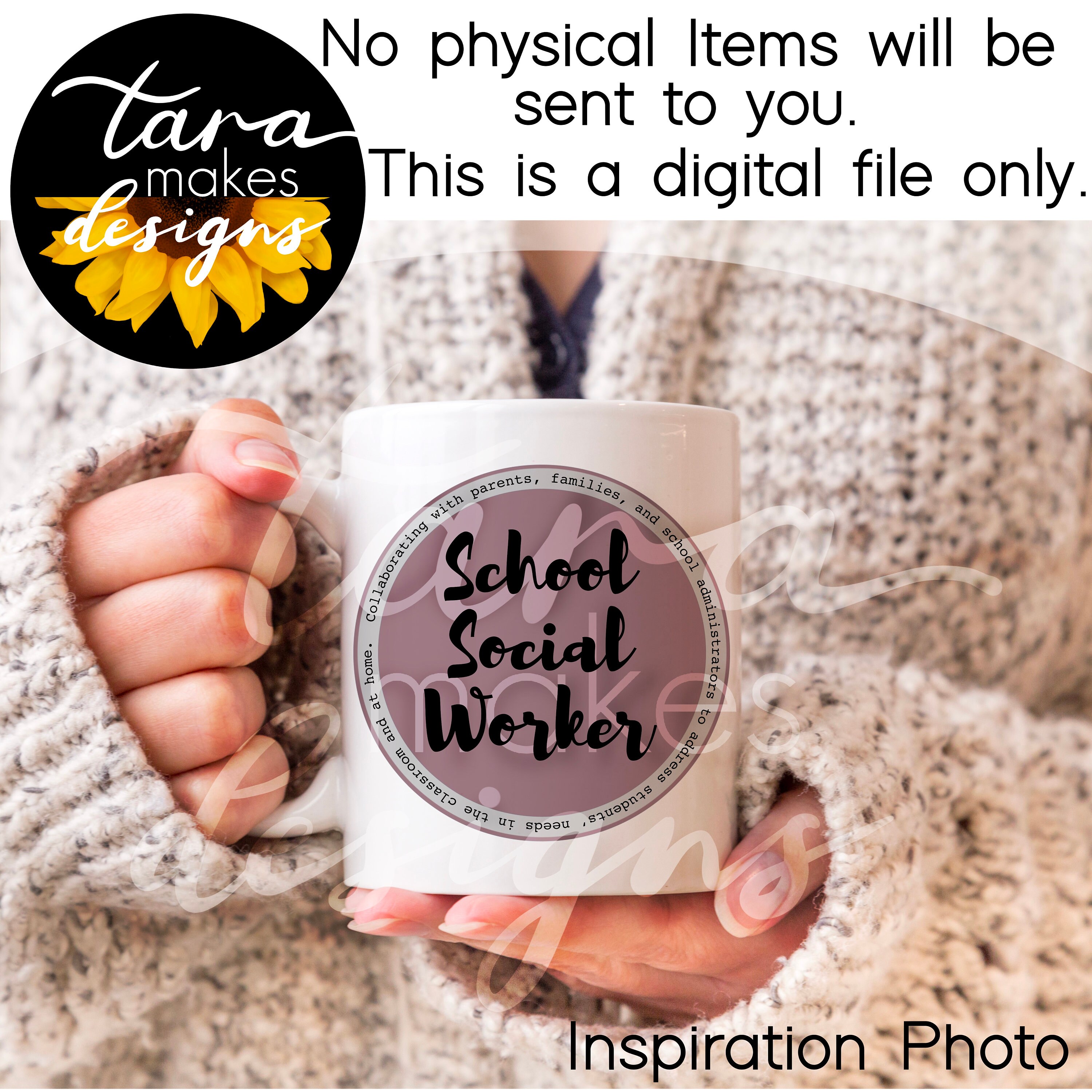 School Social Worker PNG Sublimation Design, Clipart, Digital Download ...