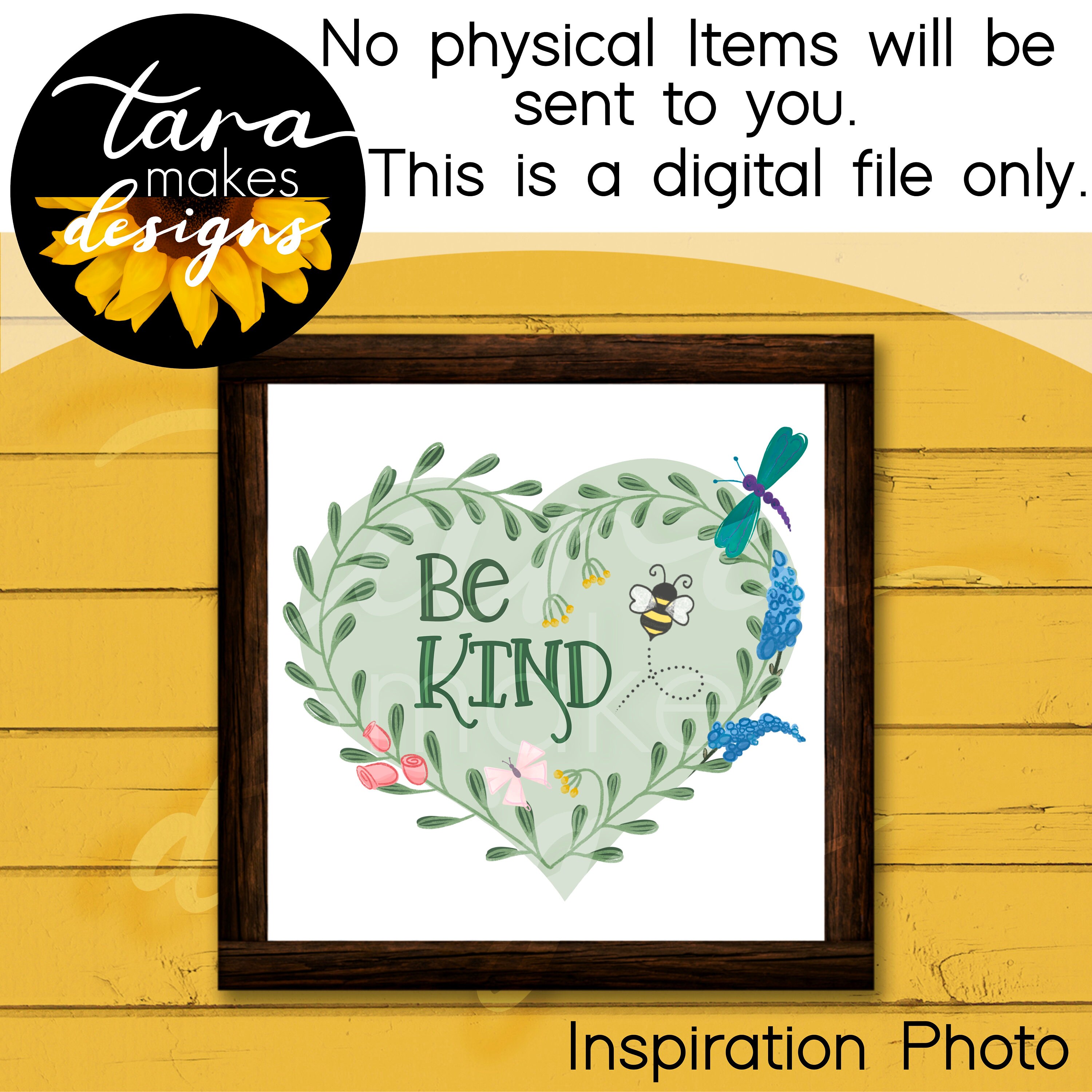 Be Kind PNG, Be Kind, Kindness PNG, Digital Download, PNG, Personal ...