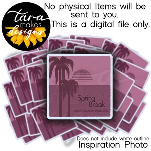 Spring Break Bundle PNG Files, Sublimation, Digital Clipart, Printable ...