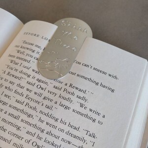 Metal Bookmark, Bookmark, Custom Bookmark, Silver Bookmark, Bookmark ...