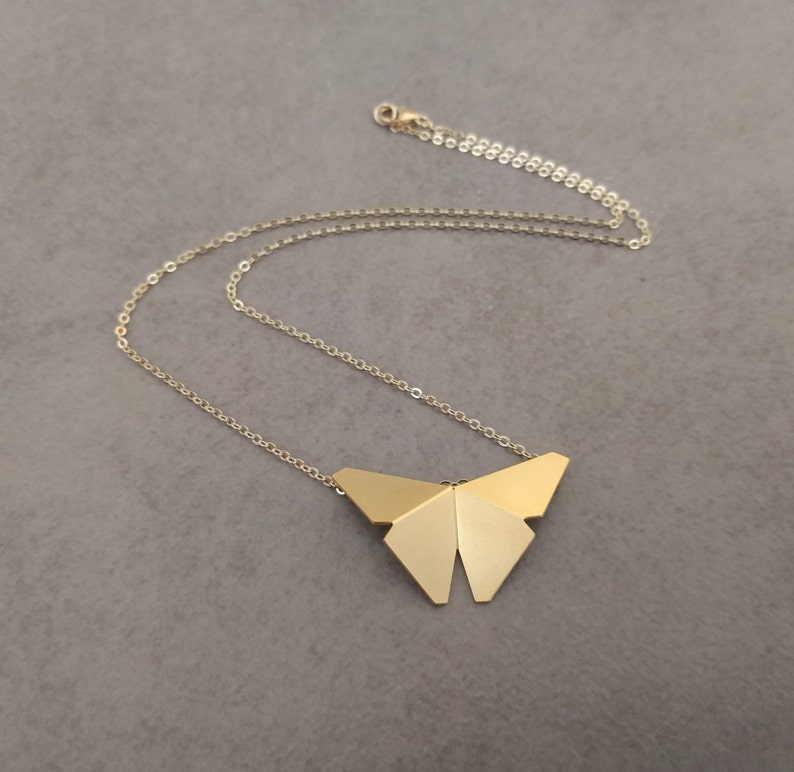 Gold Butterfly Necklace, Gold Pendant Necklace, Butterfly Charm ...