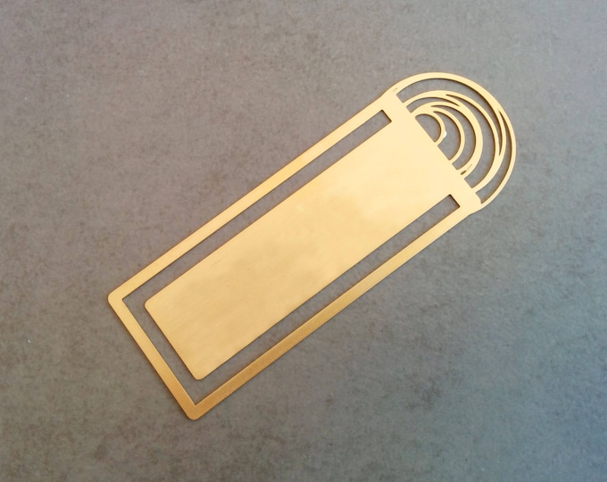 Metal Bookmark, Bookmark, Custom Bookmark, Gold Bookmark, Book Mark ...