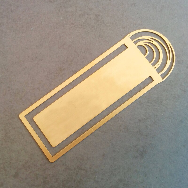 Metal Bookmark - Etsy