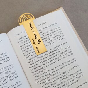 Gold Engraved Bookmark, Personalize Bookmark, Name Bookmark, Book Club ...