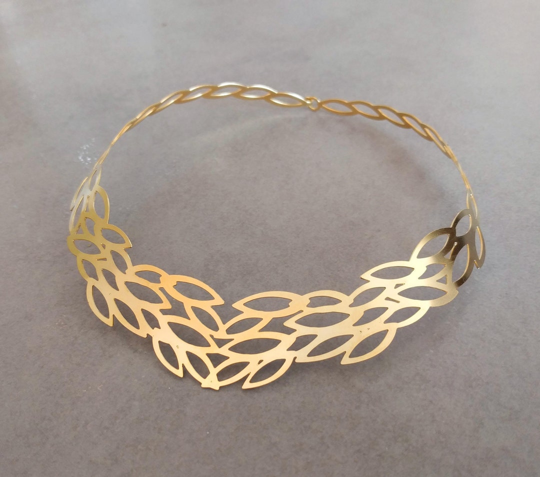 Statement Necklace, Grecian Necklace, Bridal Collar Necklace, Bridal ...