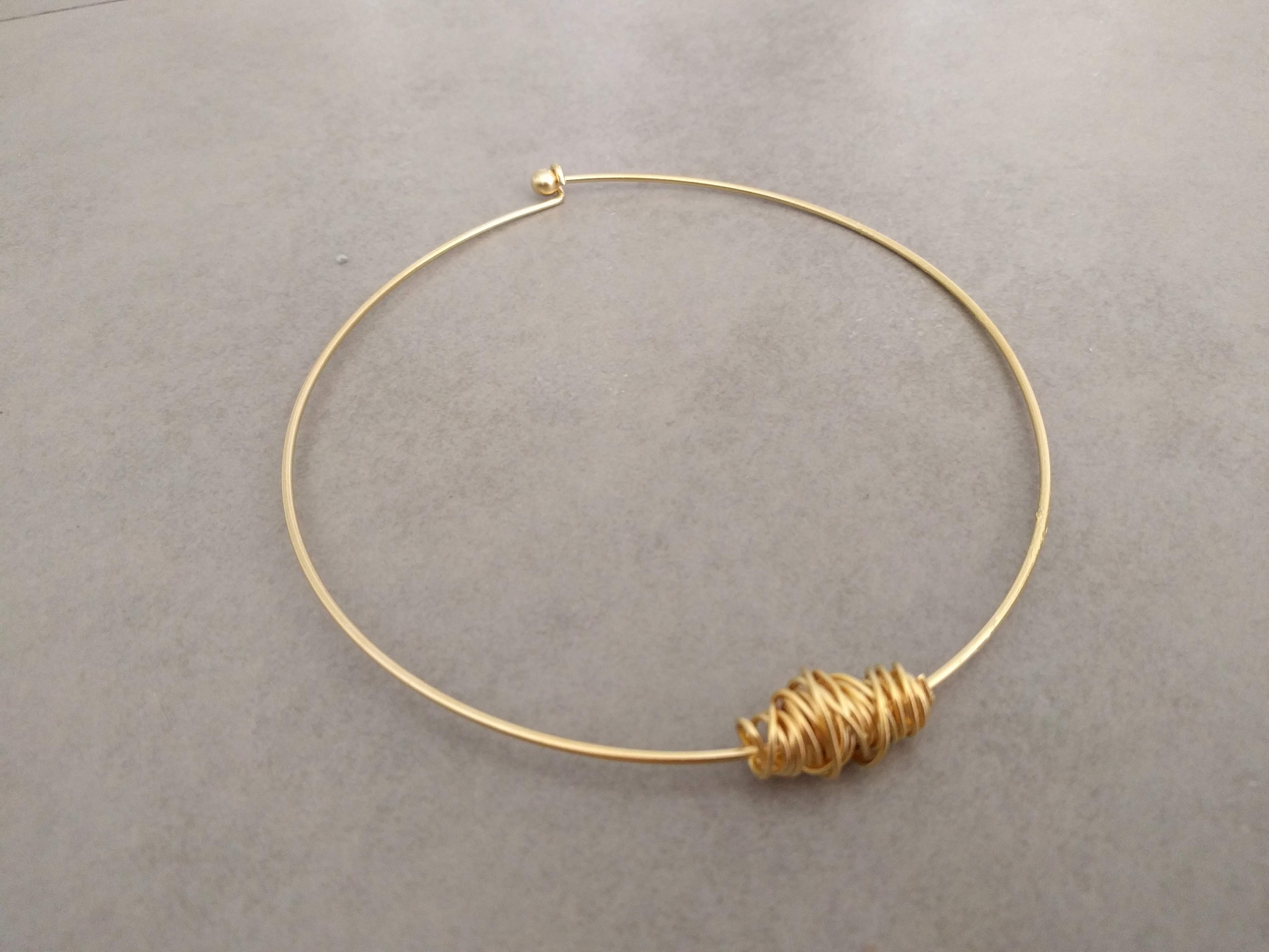 Gold Collar Necklace Collar Necklace Choker Necklace Gold - Etsy Israel