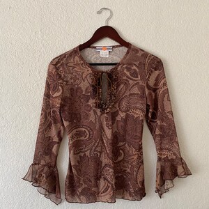 Boho Top Sz Medium - Etsy