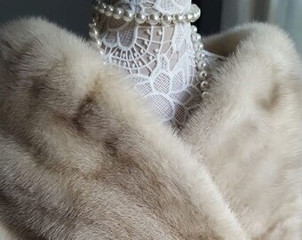 Vintage mink stole | Etsy