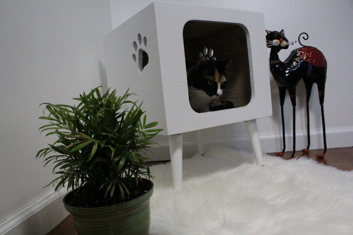 Retro-kitty-condo - Etsy