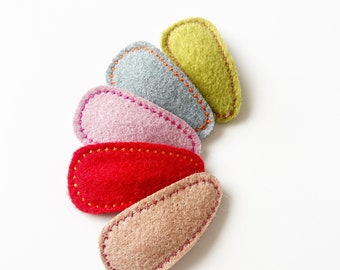 Felt Hair Clip | Etsy