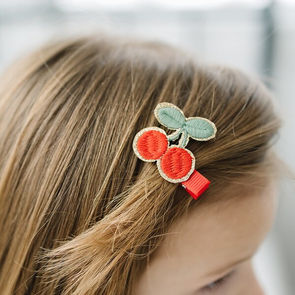 Cherry Hair Bow - Etsy