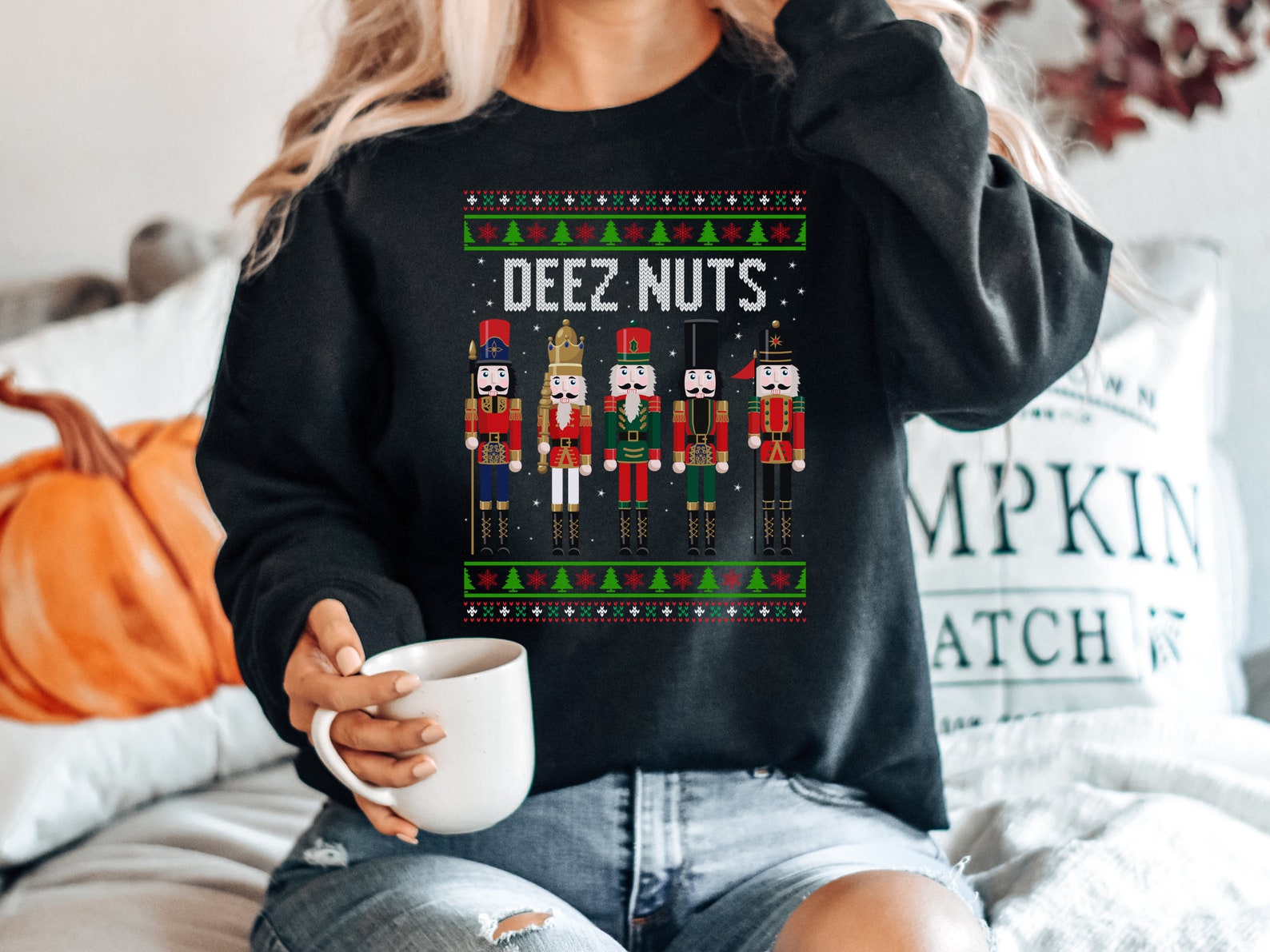 Ugly Christmas Sweater Party Meme Christmas Sweater Funny - Etsy