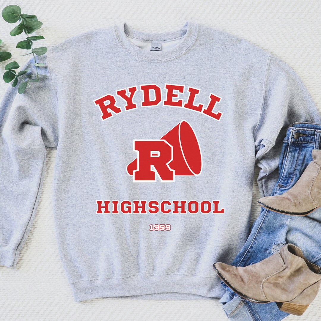 Rydell High Sweatshirt, Rydell High, Grease Sweatshirt, Retro Movie ...