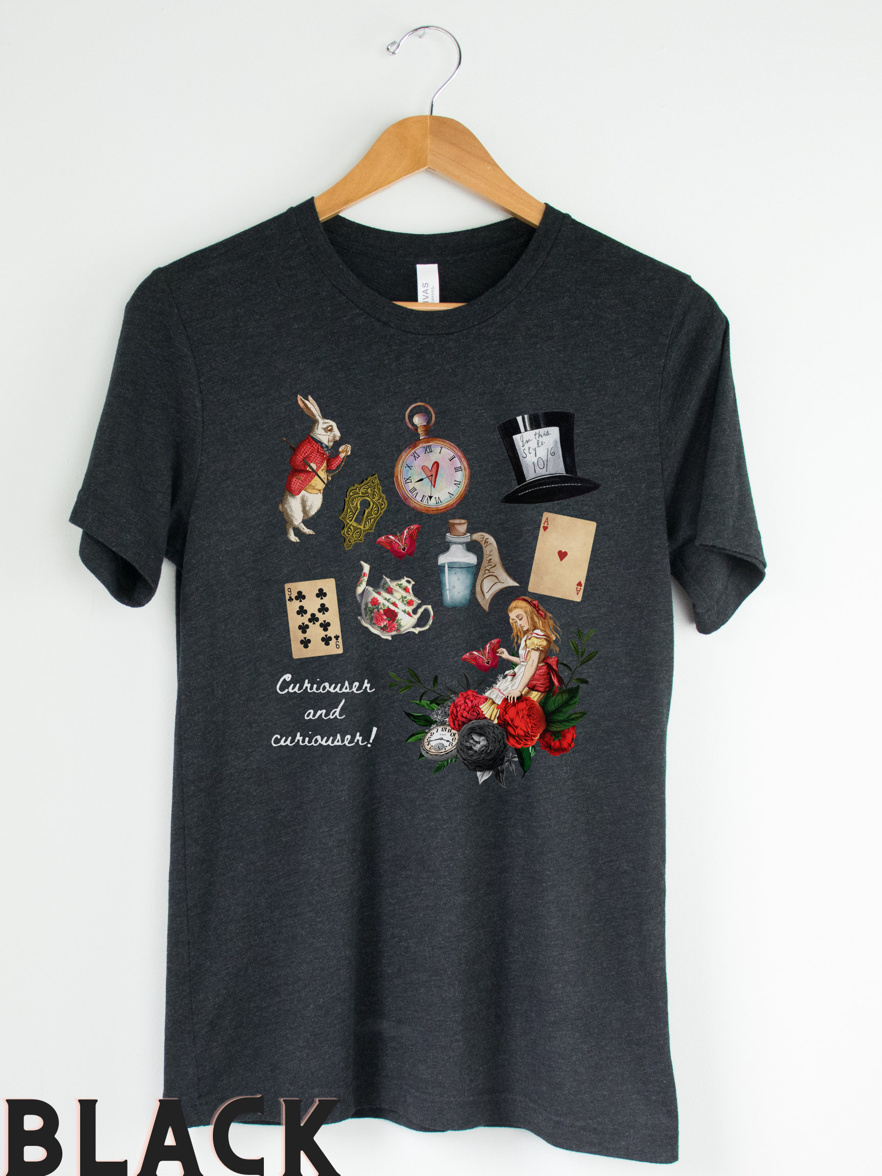 Alice in Wonderland Shirt, Mad Hatter Shirt, Women's Graphic Tee, We're ...