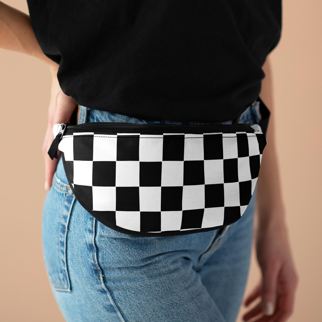 Checkered Fanny Pack, Checker Cross Body, Checkered Bag - Etsy