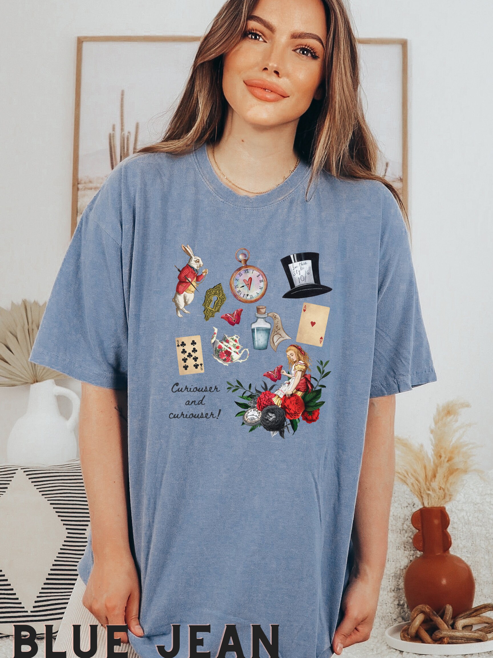 Alice in Wonderland Shirt, Mad Hatter Shirt, Women's Graphic Tee, We're ...