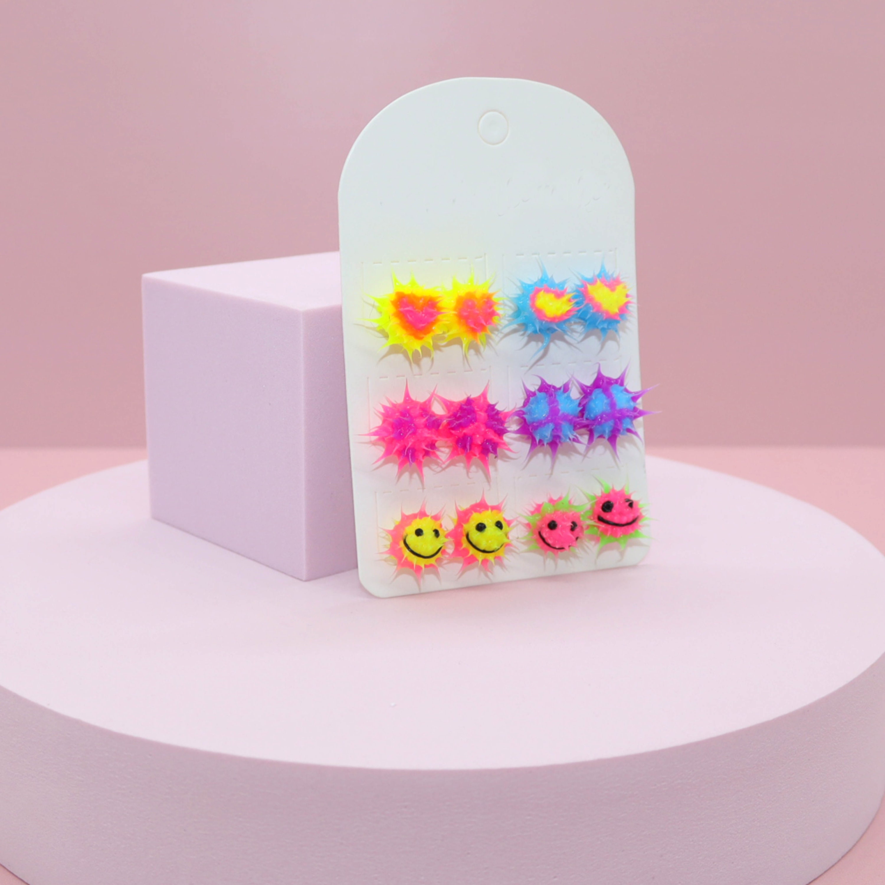 6 Pairs Y2K Earrings Set for Women Glow in the Dark Kawaii | Etsy