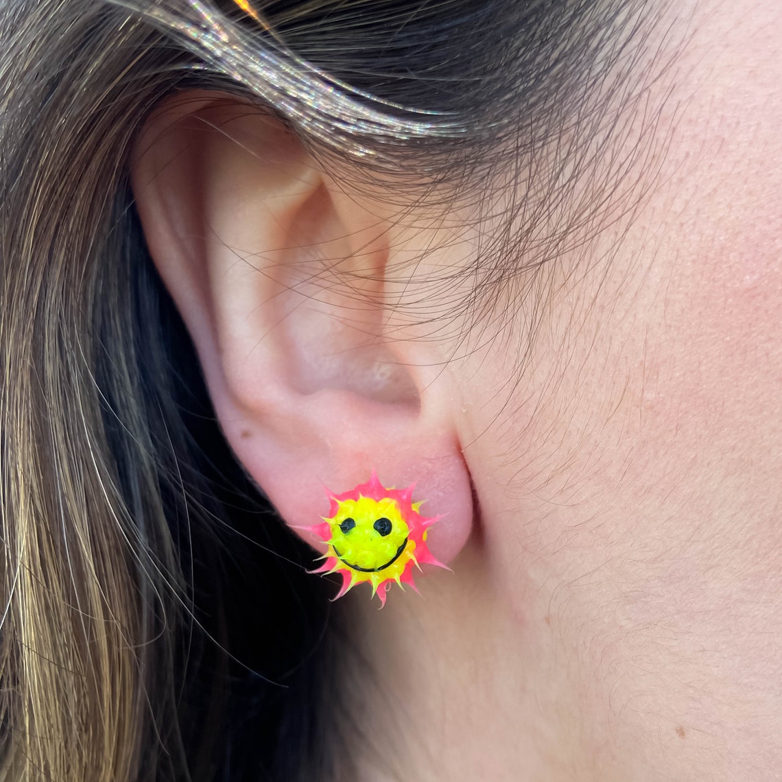 6 Pairs Y2K Earrings Set for Women Glow in the Dark Kawaii | Etsy