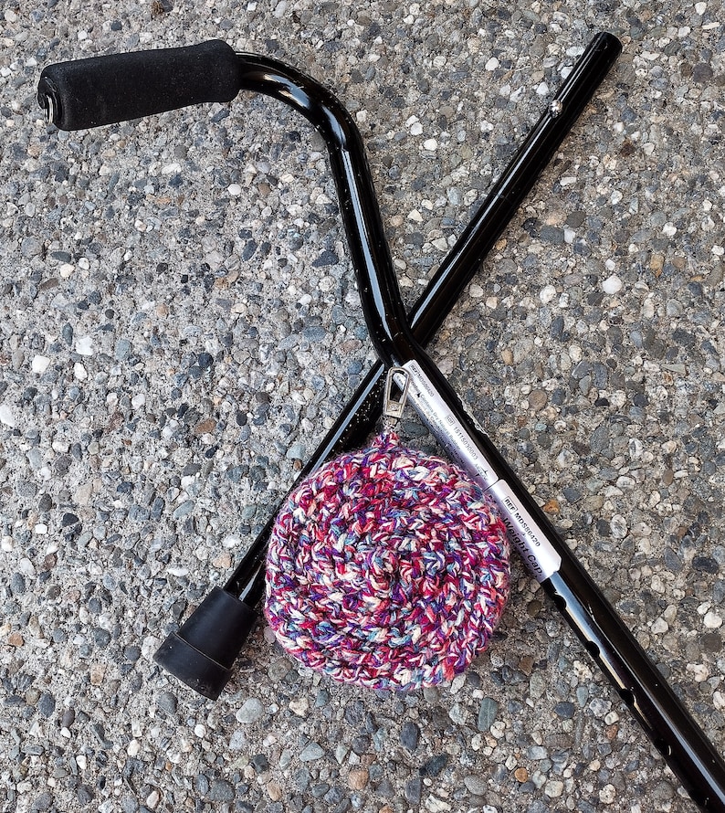 Handmade Crochet Walking Cane Cover: Acrylic Cane Sock - Etsy