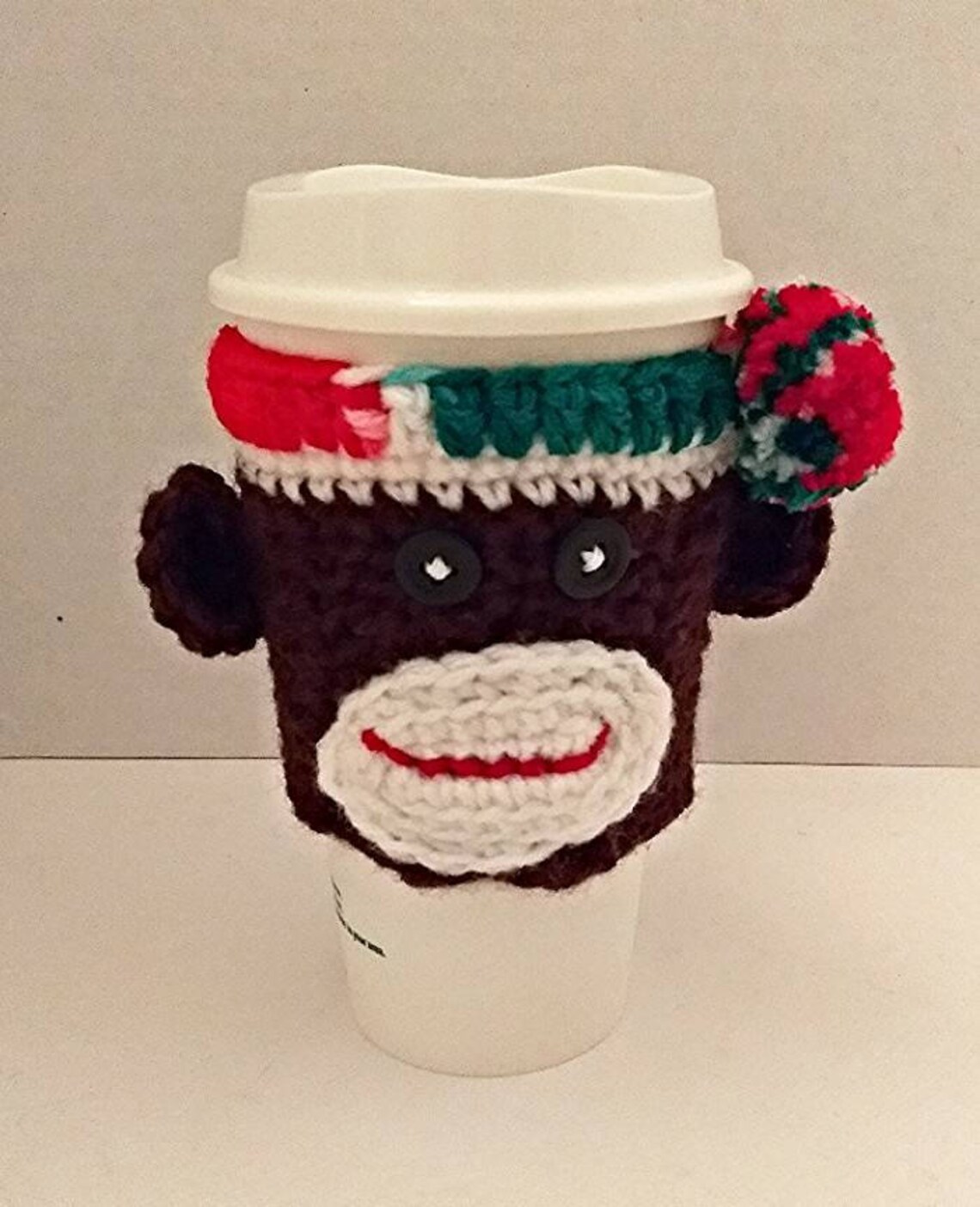 Monkey Cup Cozy Monkey Coffee Cup Sleeve Monkey Gift - Etsy Australia