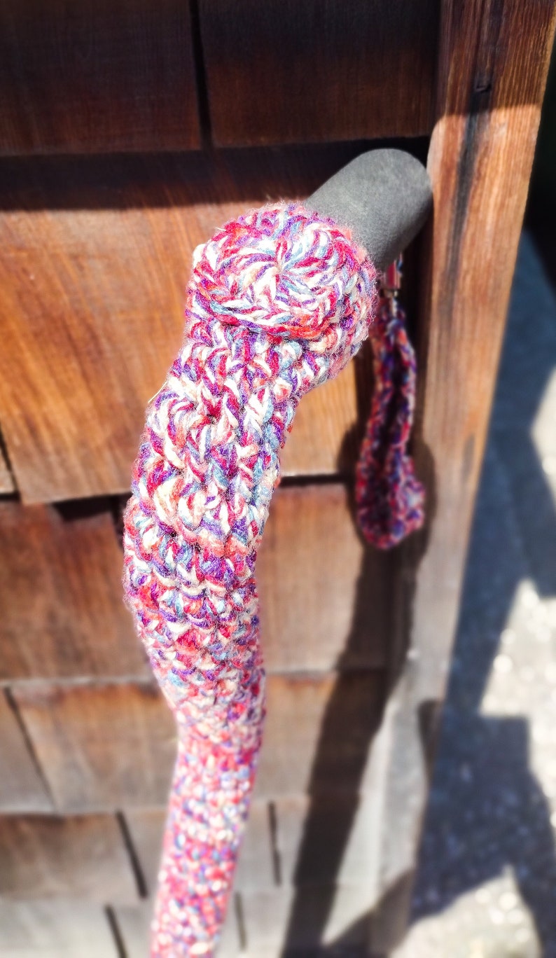 Handmade Crochet Walking Cane Cover: Acrylic Cane Sock - Etsy