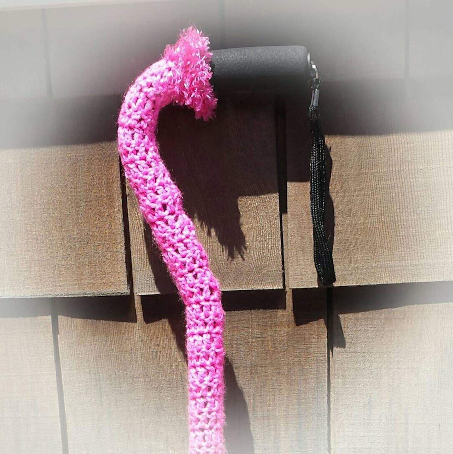 Flamingo Cane Cover, Crochet Cane Cover, Cane Bling, Cane Sock, Cane ...