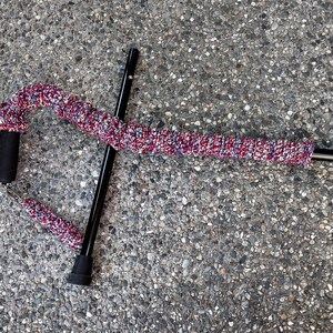 Handmade Crochet Walking Cane Cover: Acrylic Cane Sock - Etsy