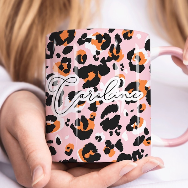 Leopard Coffee Mug - Etsy