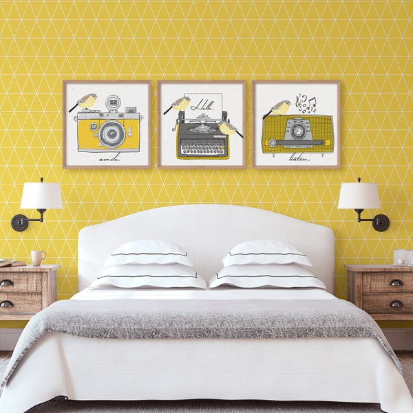 Yellow Art - Etsy