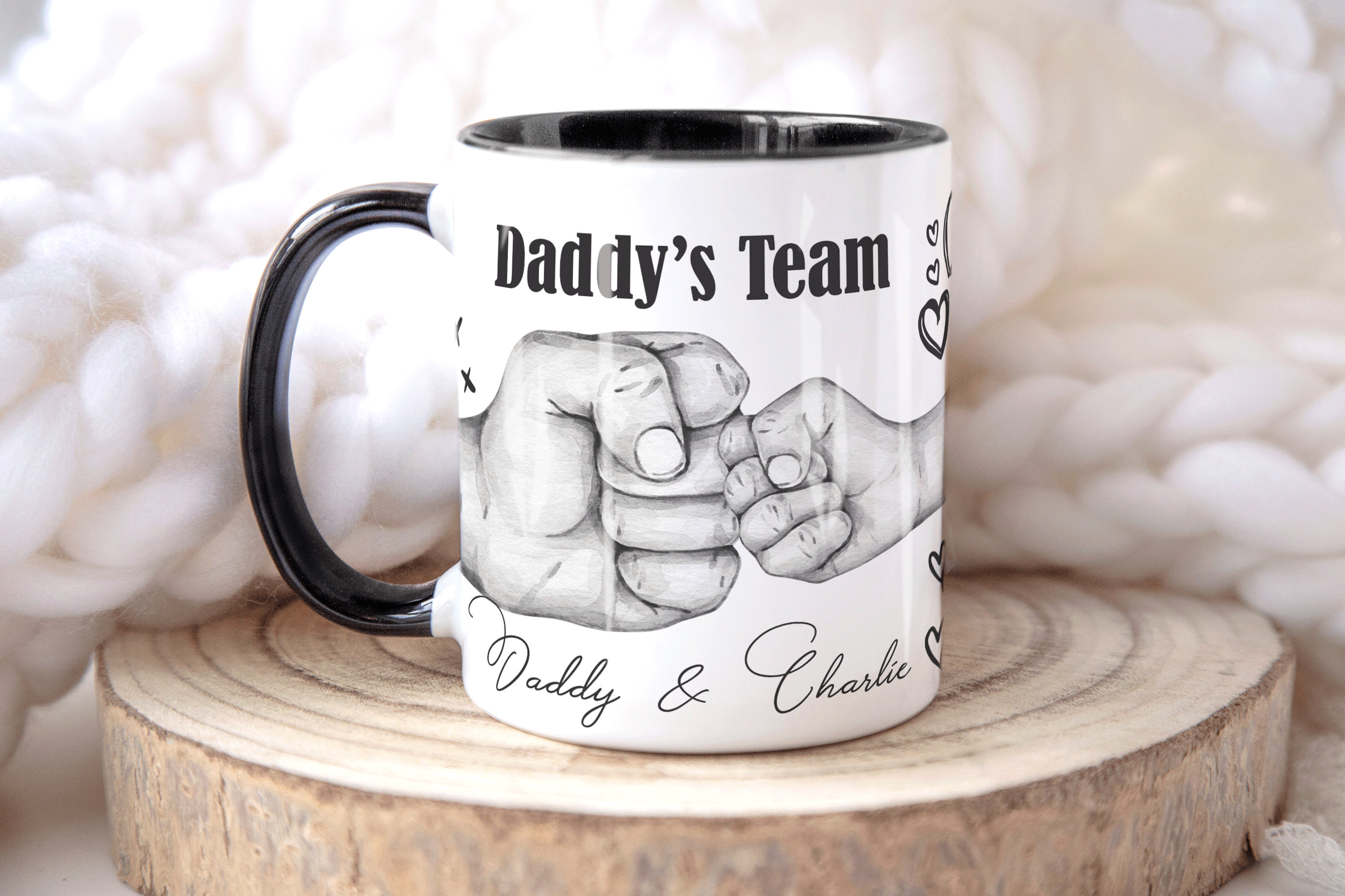 FIST BUMP Personalised Mug Dad Fathers Day Gift Birthday - Etsy UK