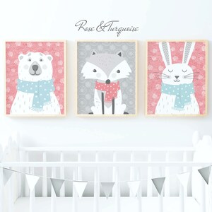 Woodland Nursery Decor, Woodland Animal Prints, Woodland Nursery Prints ...