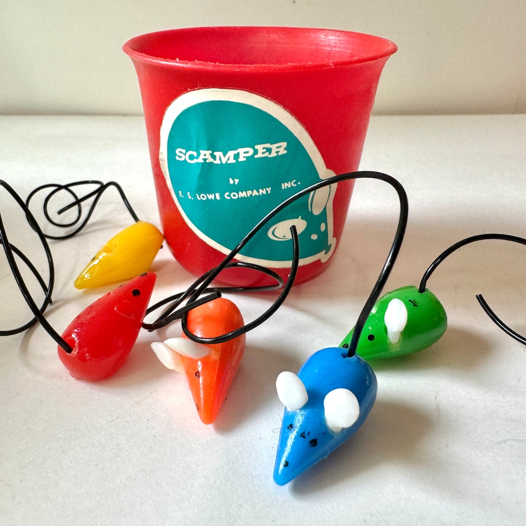 Vintage Scamper Mice Game, No Die - Etsy